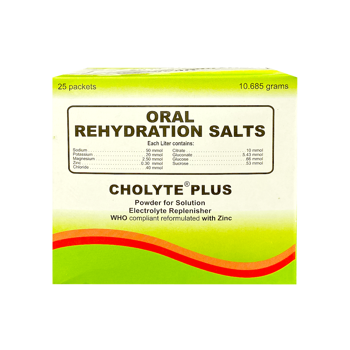 CHOLYTE PLUS Oral Rehydration Salts Powder for Solution 25's price in ...